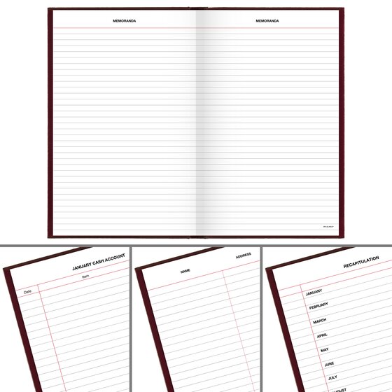 AT-A-GLANCE® Standard Diary® 2027 Daily Diary with Checklist, Red ...