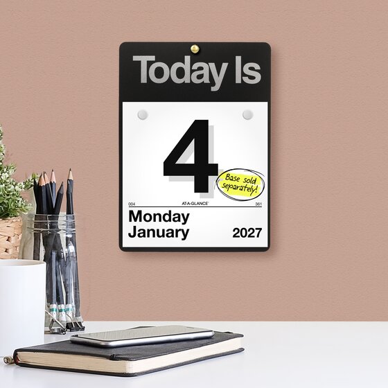 AT-A-GLANCE® 2027 “Today Is” Daily Wall Calendar Refill, Small, 6" x 6 ...