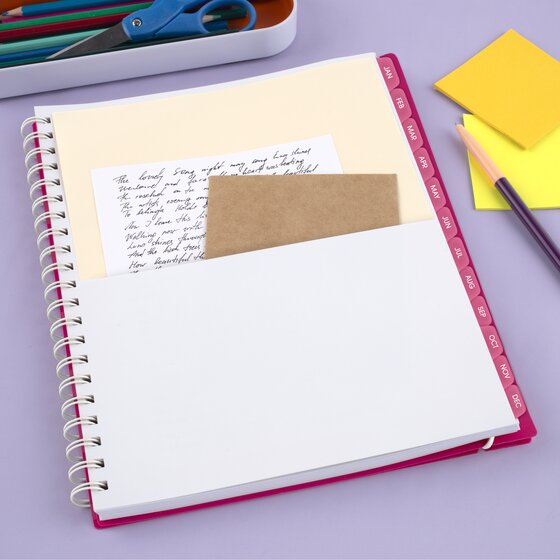 Mead® Color Pop 2027 Weekly Monthly Planner, Fuchsia, Large, 8 1/2" x ...