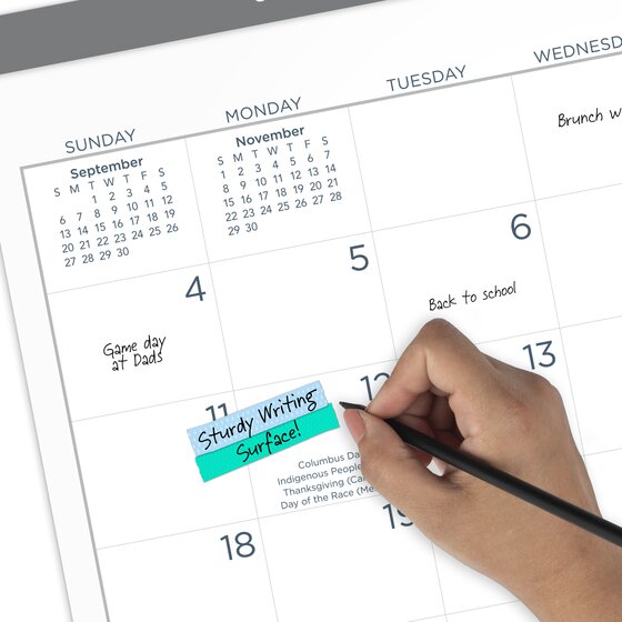 Mead® BIG PLANS 2027 Monthly Desk Pad Calendar, Standard, 21 3/4" x 17 ...