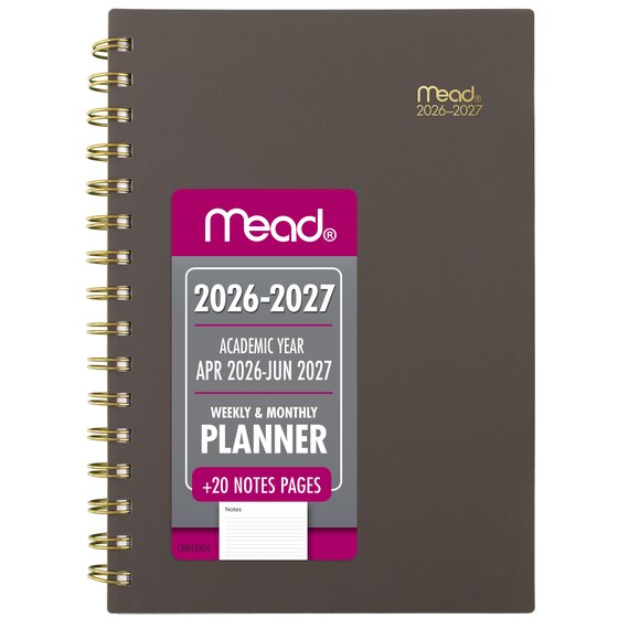 Mead® Basic Academic Weekly Monthly Planners | Academic Fashion ...