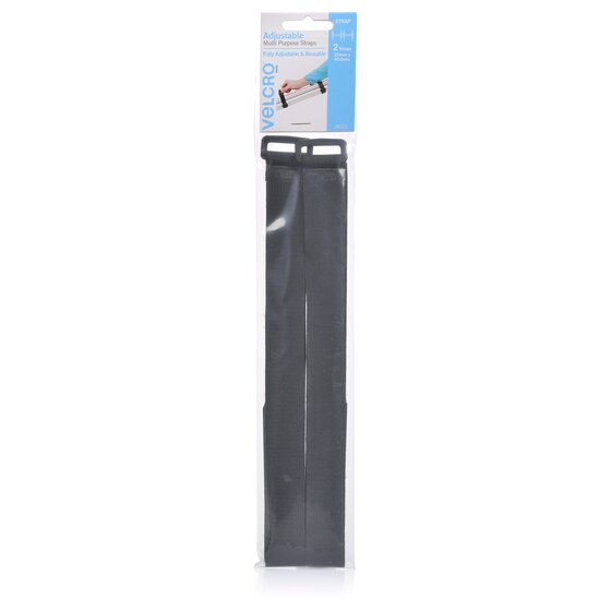 VELCRO VELSTRAP¬ ADJUSTABLE MULTI-PURPOSE STRAP 25X900MM BLACK | HOOK ...