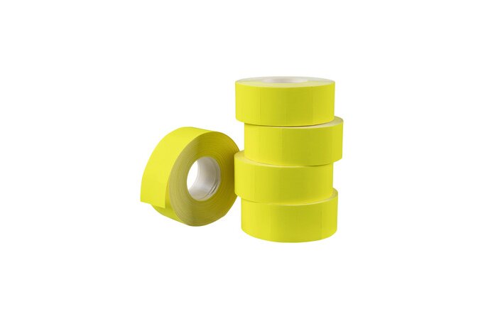 QUIKSTIK PRICE GUN LABELS MARK II FLUORO YELLOW | PRICE GUNS AND LABELS ...