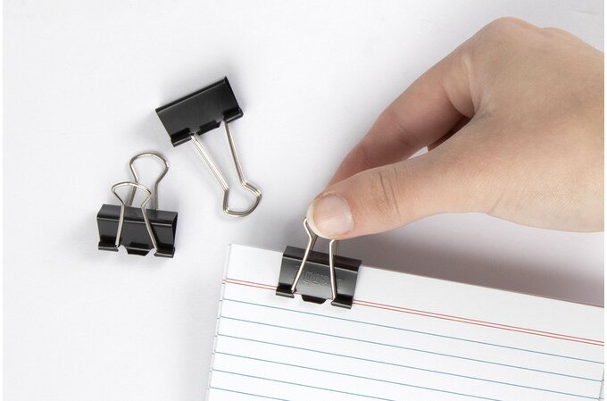 MARBIG FOLD BACK CLIPS 25MM BOX 12 | CLIPS | ACCO Partner
