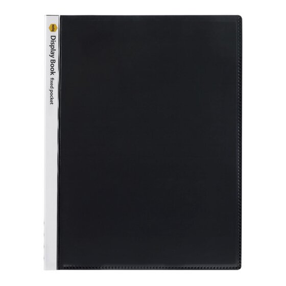 MARBIG DISPLAY BOOK W/INSERT COVER NON-REFILLABLE 40 PAGES BLACK ...