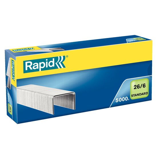 RAPID STAPLES 26/6MM BOX 5000 | STAPLES | ACCO Partner