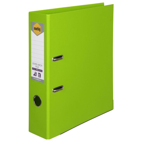 MARBIG LEVER ARCH FILE A4 ASSORTED COLOURS | LEVER ARCH | ACCO Partner