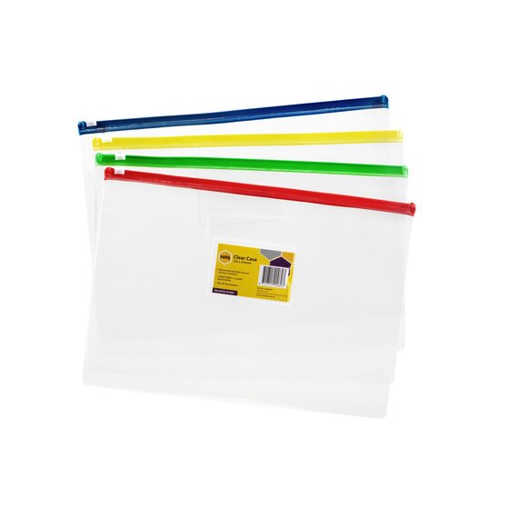 MARBIG CLEAR CASE A4 335X245MM ASSORTED | CASES AND SATCHELS | ACCO Partner