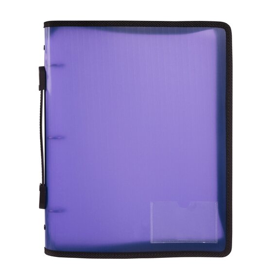 MARBIG ZIPPER BINDER WITH HANDLE 25MM 3O PURPLE | ZIPPER BINDERS AND ...