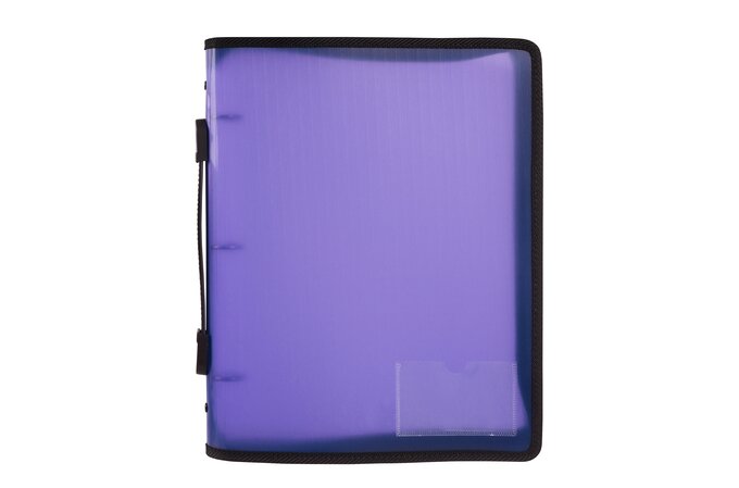 MARBIG ZIPPER BINDER WITH HANDLE 25MM 3O PURPLE | ZIPPER BINDERS AND ...
