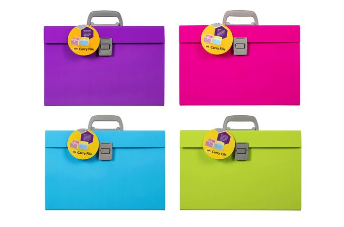 MARBIG CARRY FILE ASSORTED SUMMER COLOURS | EXPANDING FILES | ACCO Partner