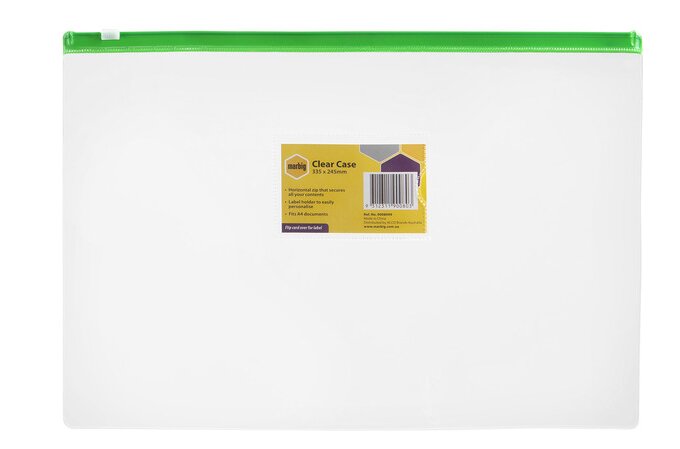 MARBIG CLEAR CASE A4 335X245MM ASSORTED | CASES AND SATCHELS | ACCO Partner