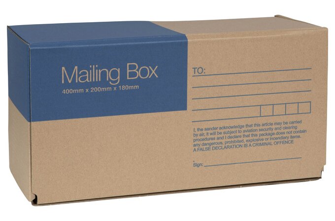 CUMBERLAND MAILING BOX 400 X 200 X180MM | MAILING BOXES | ACCO Partner