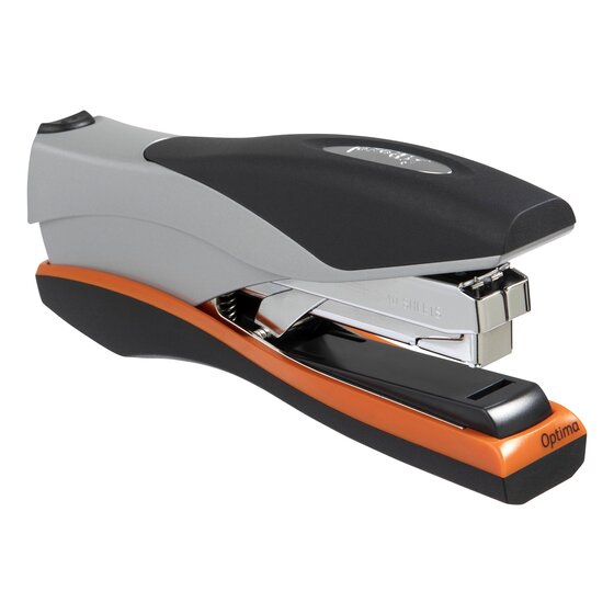REXEL STAPLER F/STRIP OPTIMA 40 ORG/SLV | HEAVY DUTY | ACCO Partner