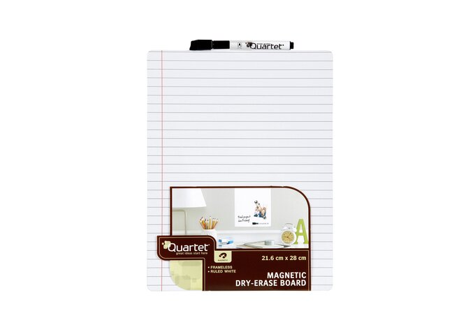 QUARTET WHITEBOARD TILE WHITE RULED | SMALL PERSONAL BOARDS | ACCO Partner