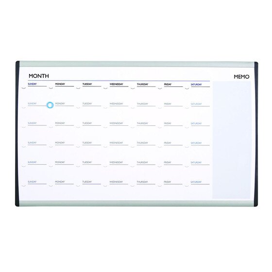 QUARTET PLANNER BOARD MONTH ARC CUBICLE 460X760MM | PLANNER AND ...