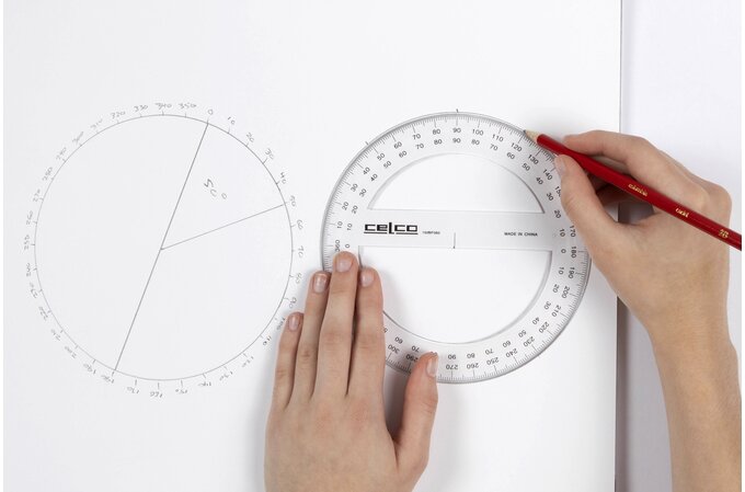 CELCO PROTRACTOR 15CM 360DEG | MATHS SETS AND COMPASSES | ACCO Partner