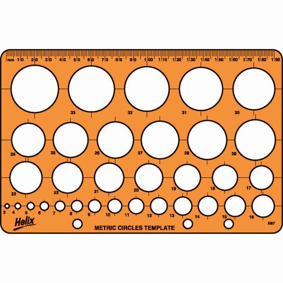 HELIX TEMPLATE CIRCLE | STENCILS AND TEMPLATES | ACCO Partner