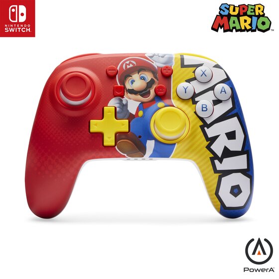 POWERA ENHANCED WIRELESS CONTROLLER NANO MARIO VICTORY NINTENDO SWITCH ...