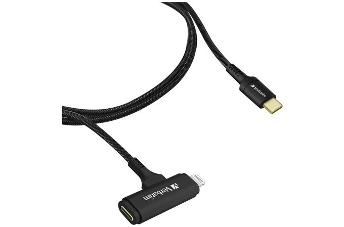 VERBATIM 2-in-1 USB-C TO USB-C & LIGHTNING CABLE 120CM | USB HUBS AND ...