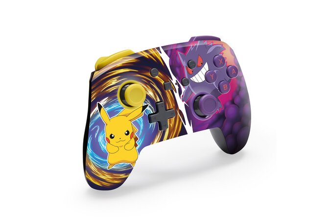 POWERA ENHANCED WIRELESS CONTROLLER PIKA VS GENGAR FOR NINTENDO SWITCH ...