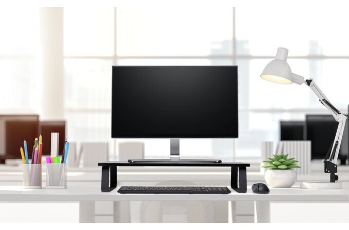 KENSINGTON EXTRA WIDE MONITOR RISER BLACK | LAPTOP RISER AND MONITOR ...