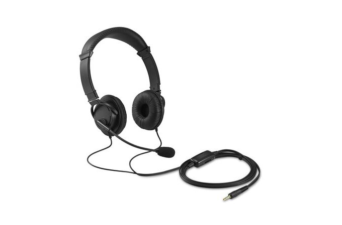 KENSINGTON HEADPHONES HI-FI MICROPHONE & VOLUME CONTROL | HEADSETS ...