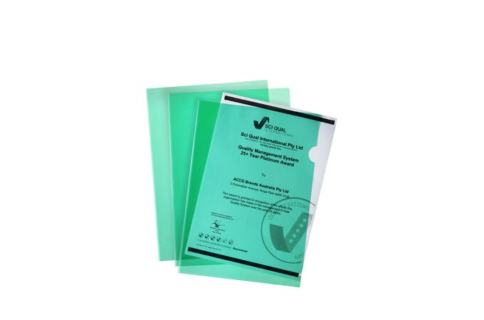 MARBIG LETTER FILE A4 ULTRA FILE GREEN PACK10 | LETTER FILES | ACCO Partner