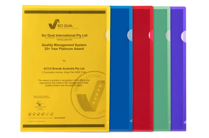MARBIG LETTER FILE A4 ULTRA FILE GREEN PACK10 | LETTER FILES | ACCO Partner