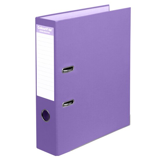 COLOURHIDE A4 LEVER ARCH FILE PE LAVENDER | RING BINDERS | ACCO Partner